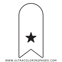 Bookmark Star Coloring Pages For Kids - Free Bookmark Star Coloring ...