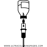 Intravenous Drip Coloring Pages For Kids - Free Intravenous Drip ...