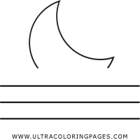 Moon Rise Coloring Pages For Kids - Free Moon Rise Coloring Pages To ...